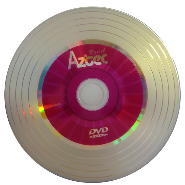 Dvd virgem ou dvd-r aztec vinil rosa, dvd virgem com 120 min 4.7gb ...